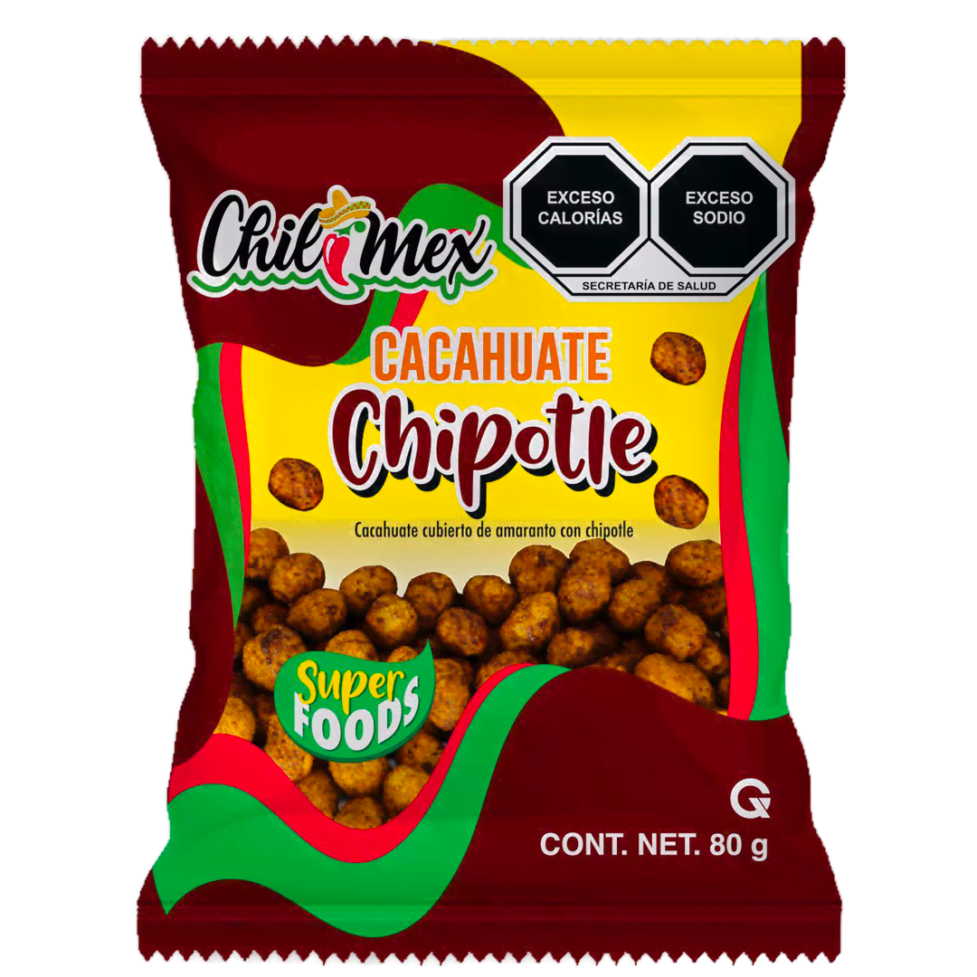 Caja Master Cacahuate con Cobertura de Amaranto Sabor Chile Chipotle ...