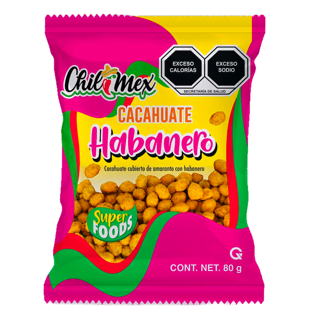Caja Master Cacahuate con Cobertura de Amaranto Sabor Chile Habanero ...